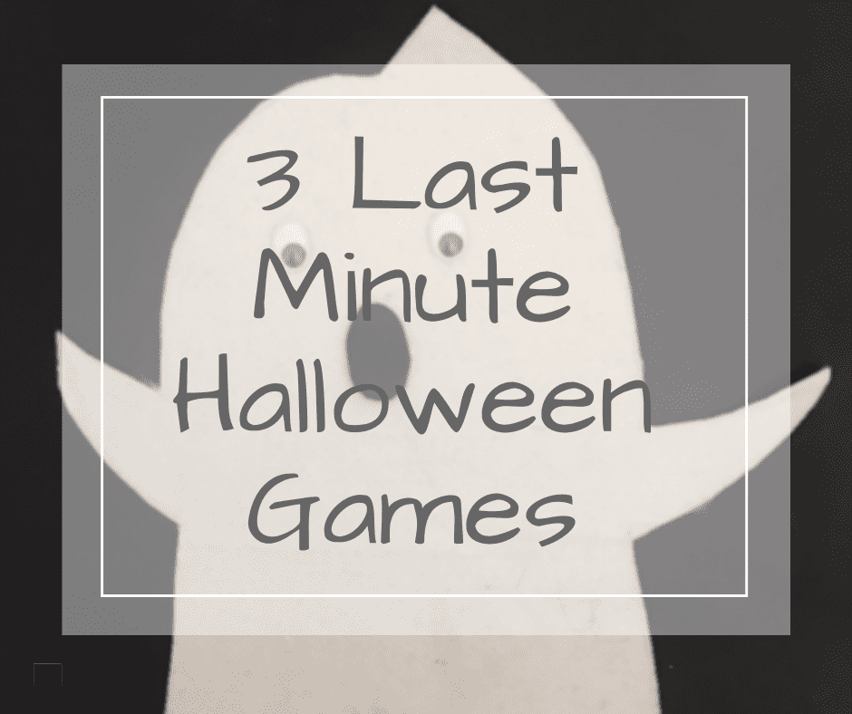 3 Last minute Halloween games for kids - Navigating Baby