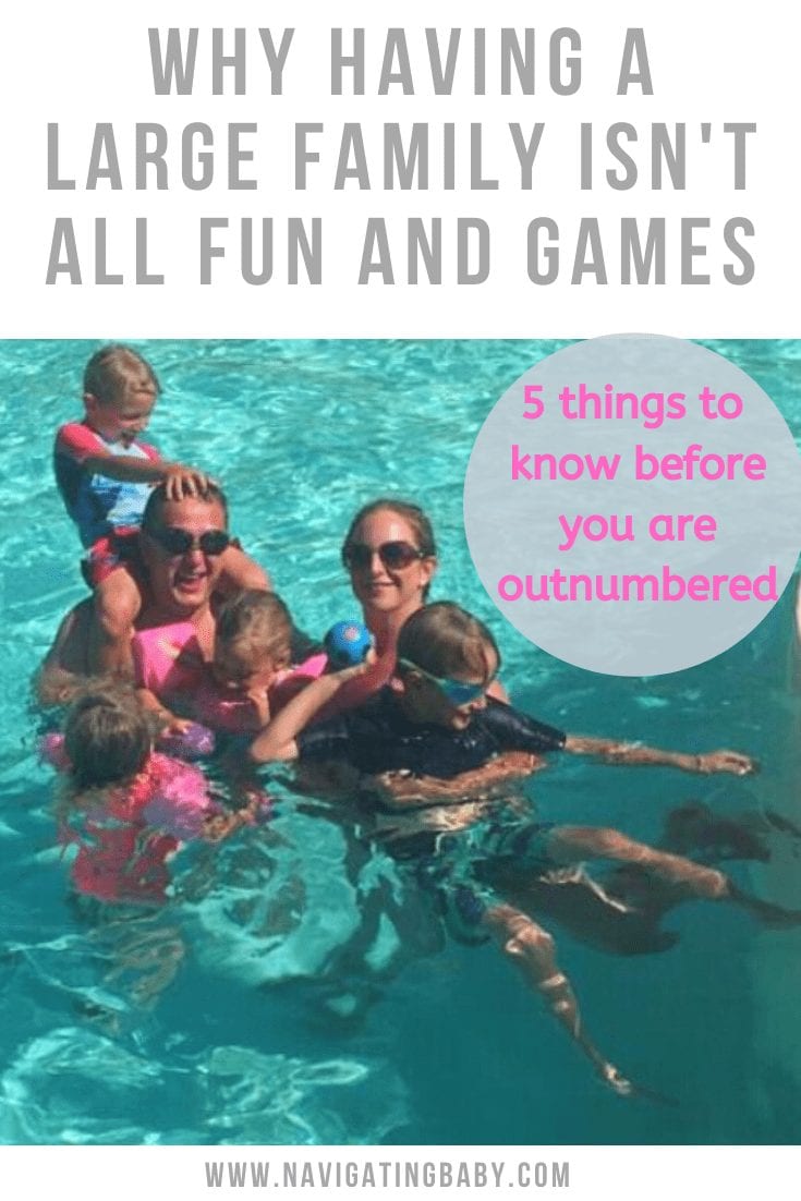 Big Family Life the 5 toughest things - Navigating Baby
