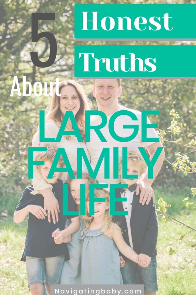 Big Family Life the 5 toughest things - Navigating Baby