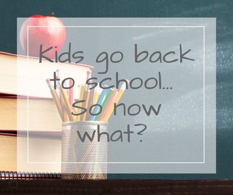 Kids go back to school - Navigating Baby